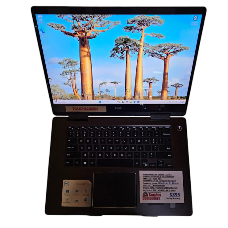 Dell Inspiron 15 2-in-1 Touchscreen Laptop Tablet 4K | DISC Surplus ...