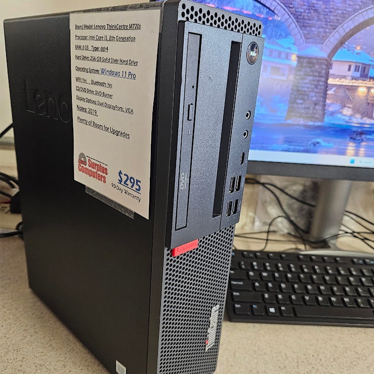 Lenovo ThinkCentre M720s 8GB Ram Desktop PC | DISC Surplus Computers
