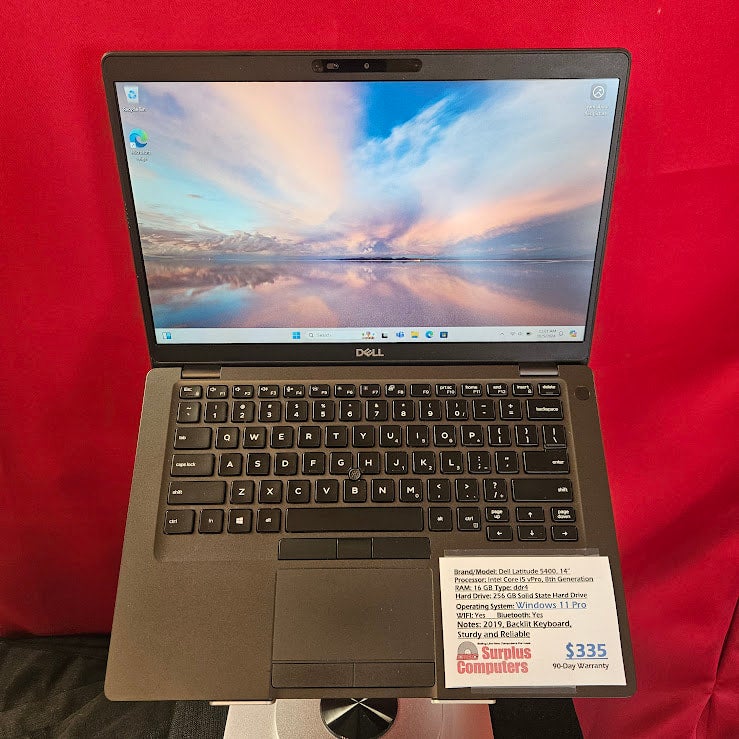 Dell Latitude 5400 14 inch Win 11 Laptop | DISC Surplus Computers